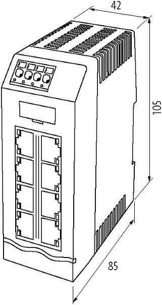 ME58812 | XELITY SWITCH N GERENC 8 PORT | Murrelektronik